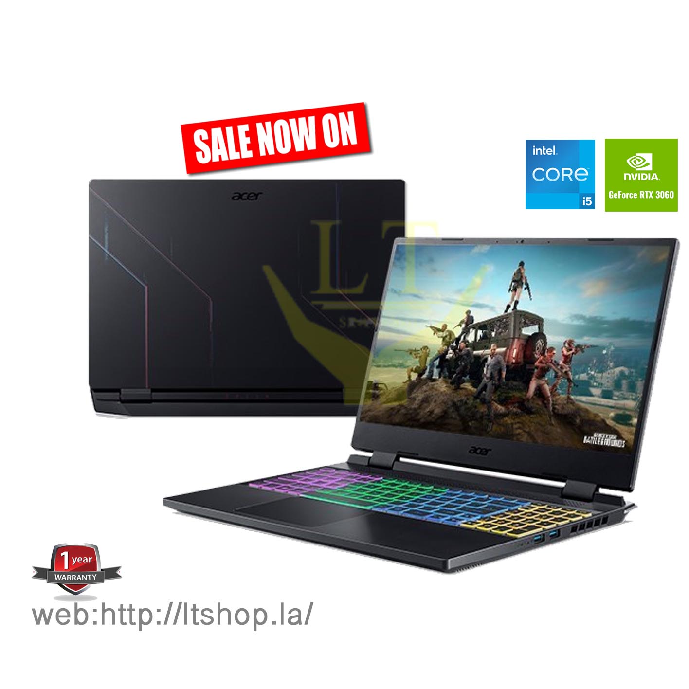 Acer Nitro AN515-58-51L2-CoreI5 - 12500-RTX3070