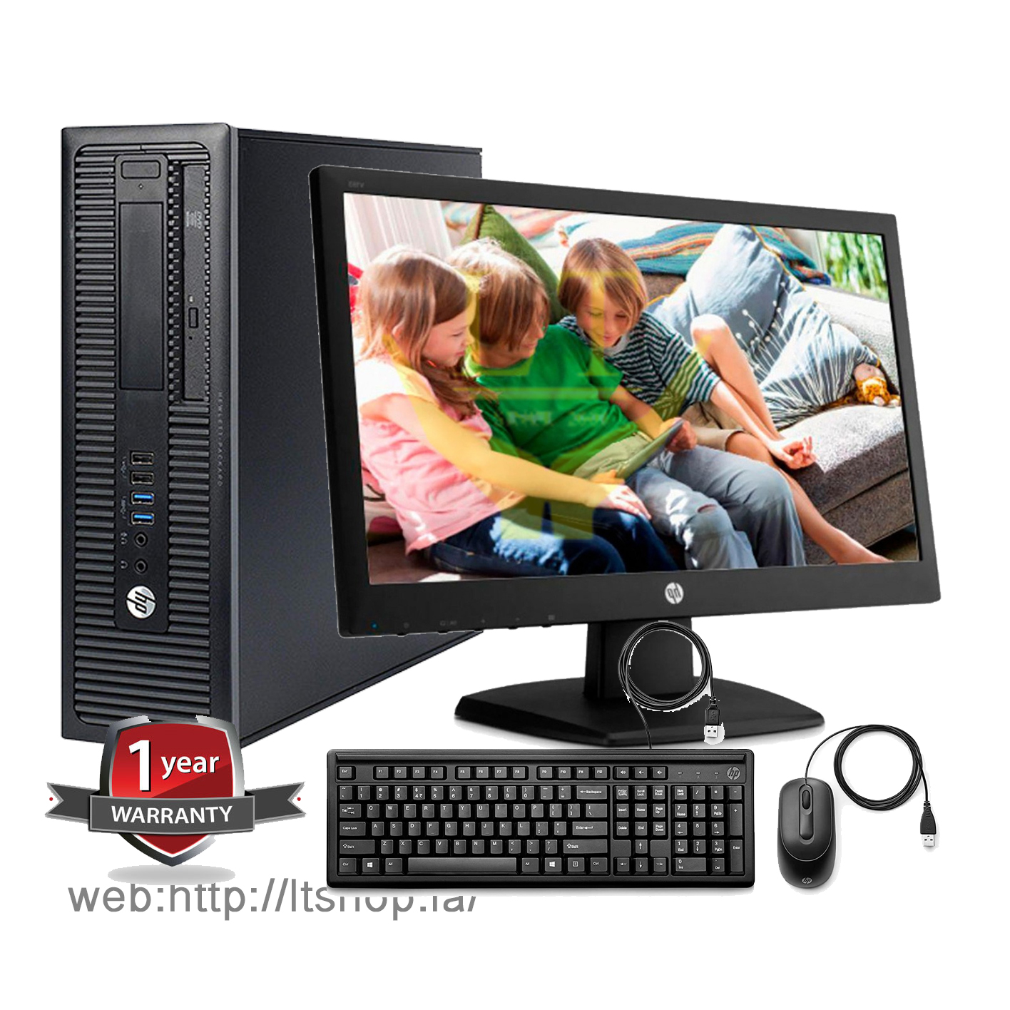 HP proDesk 600G- Core i3 + LED 20"